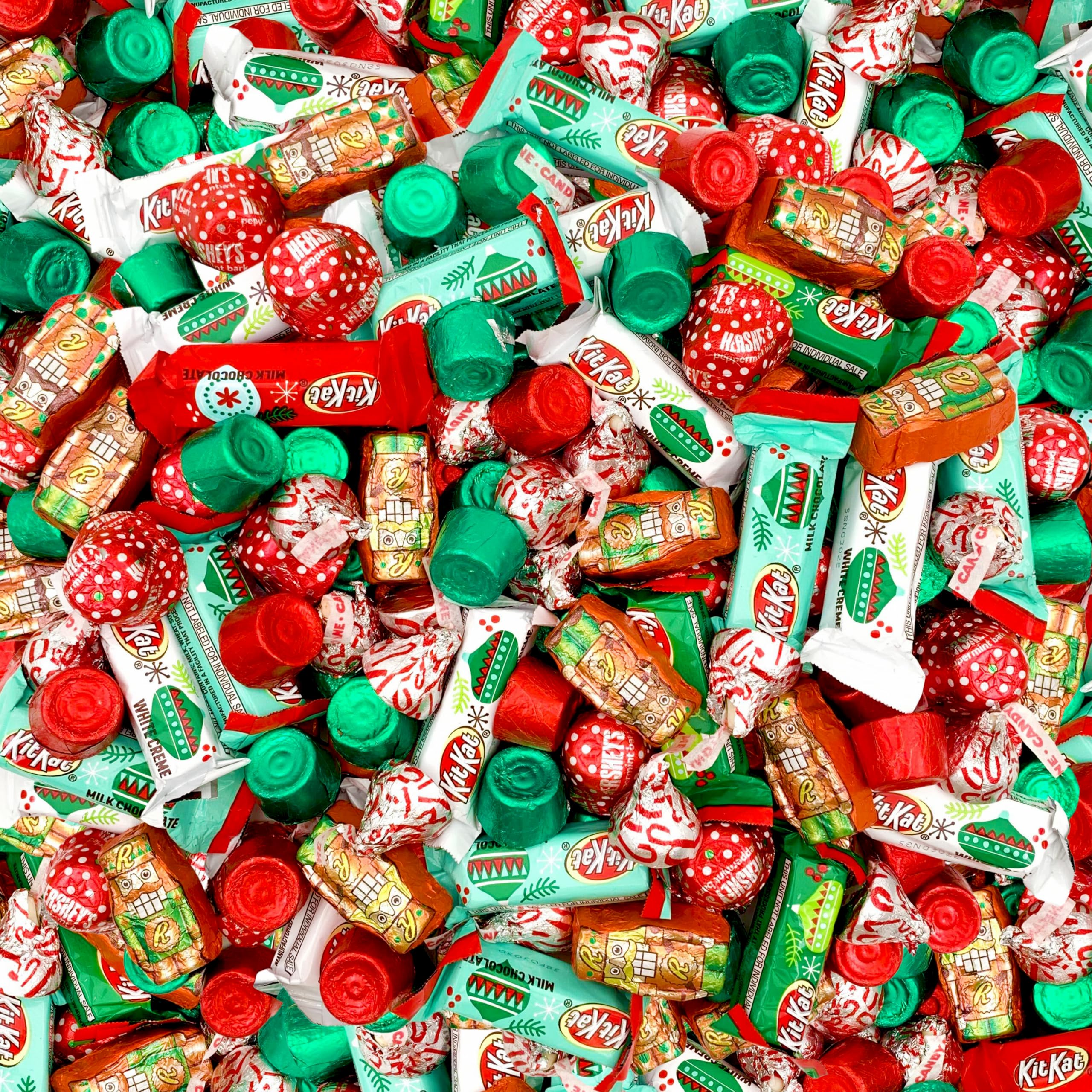 Christmas Candy Variety Pack - Popular Brands Chocolate Candy Assortment (3 Pound Bag - Approx. 170 Count)