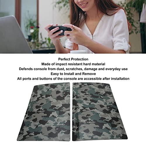 FECAMOS Faceplate Cover, Disc Edition Professional Game Console Faceplate Cover Precise Interface Scratch Resistant Replacement for Game Console Panel