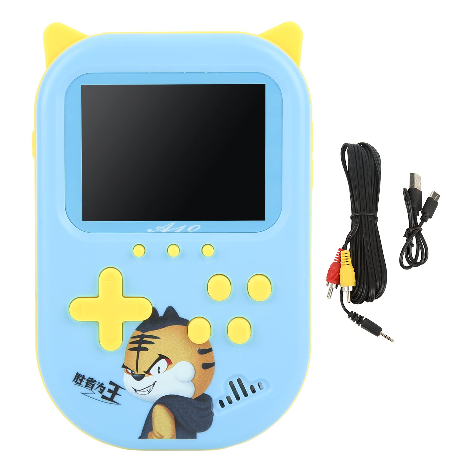 Handheld Game Console, Blue 3 Inch Screen Game Console Mini Sensitive for Dormitory