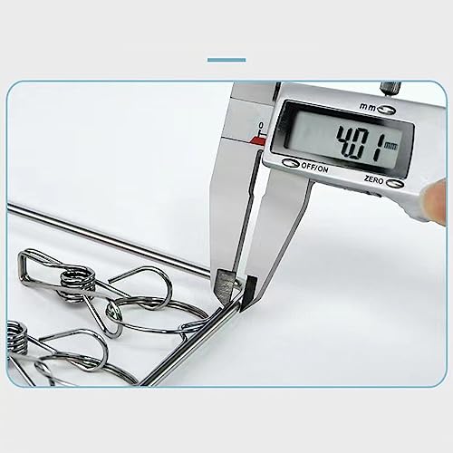 Septpenta Stainless Steel Clothe Drying Rack, Laundry Drip Hanger, Multifunctional Sock Rack, Good Load Bearing, Drying Clothes, Dormitory Balcony Windproof Rack(Double Decker)