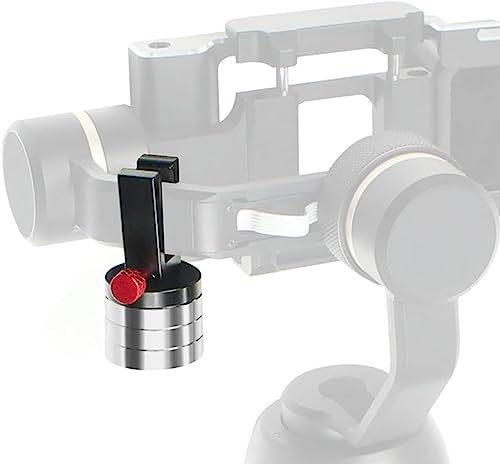 Handheld Gimbal Adapter Switch Mount Plate with Gimbal Counterweight 86g for GoPro 11 10 9 Black Camera Stabilizer Adapter Clip for Go Pro 11 10 9 8 Camera Accessories