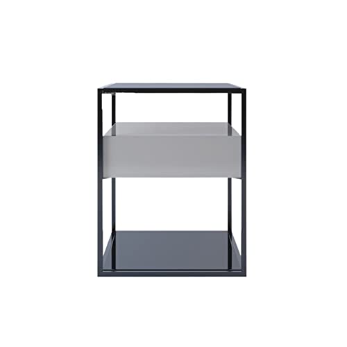 HIGOH Bedside Table Bedroom Living Room Bedside Table Dorm Locker Apartment Side Table Hotel Bedside Table