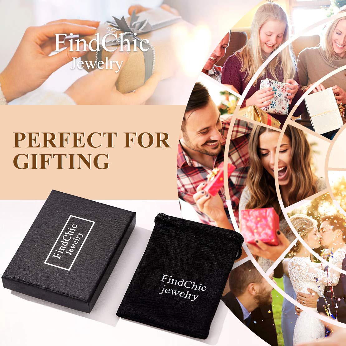 FindChic Gold Ring Braided Crossover Patterned Statement Rings for Women 18K Gold Plated Adjustable Open Rings Thumb Finger Rings