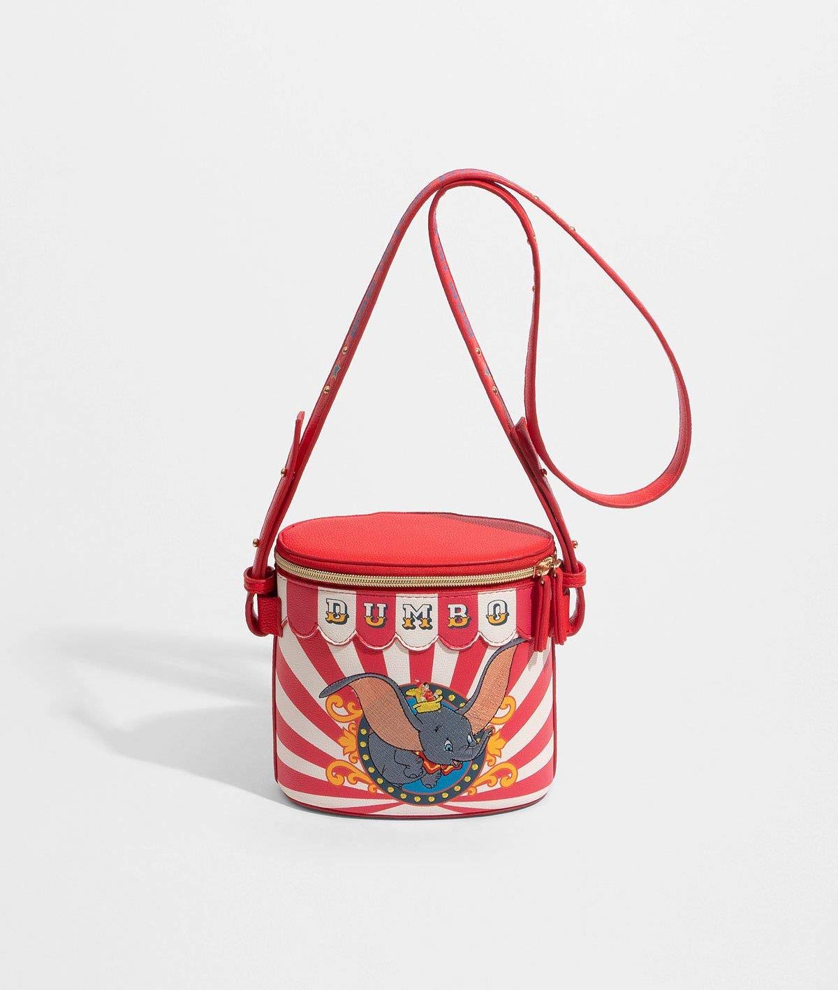 Danielle Nicole Disney Dumbo Elephant Circus Red Designer Premium Crossbody Bag