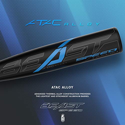 EASTON BEAST SPEED HYBRID -10 USSSA Baseball Bat, 2 5/8 Barrel, 29/19, SL19BSH108