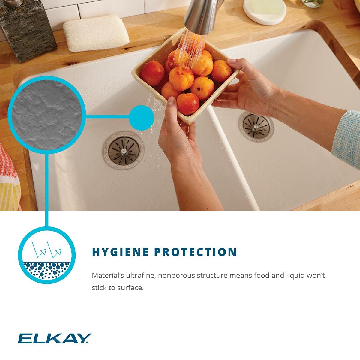Elkay Quartz Classic ELG1616BK0C 15-3/4" x 15-3/4" x 7-11/16", Single Bowl Dual Mount Bar Sink Kit, Black