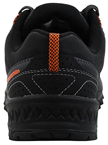 Saucony Men's Excursion TR14 Running Shoe, Black/Orange, 11 W