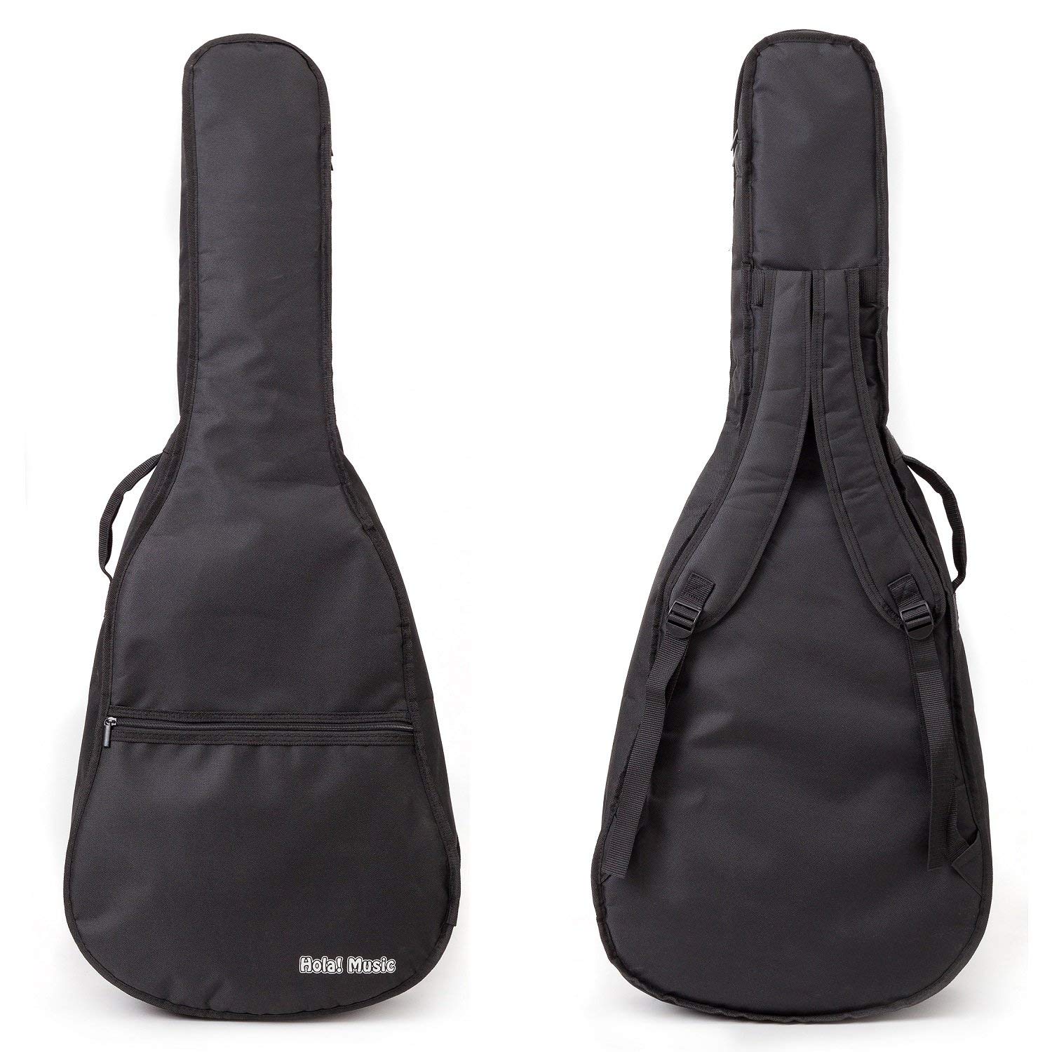 Classical Guitar with Soft Nylon Strings by Hola! Music, Junior 3/4 Size 36 Inch Model HG-36GLS, Natural Gloss Finish - FREE Padded Gig Bag Included