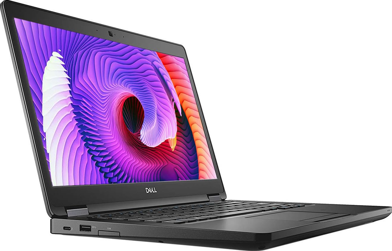 Dell Latitude 5580 Business Laptop FHD 15.6 Inch Notebook PC, Intel Core i5-6300U,16GB RAM, 256GB SSD, Camera, WiFi, HDMI, Type C, Blackitkey Windows 10 Pro (Renewed)