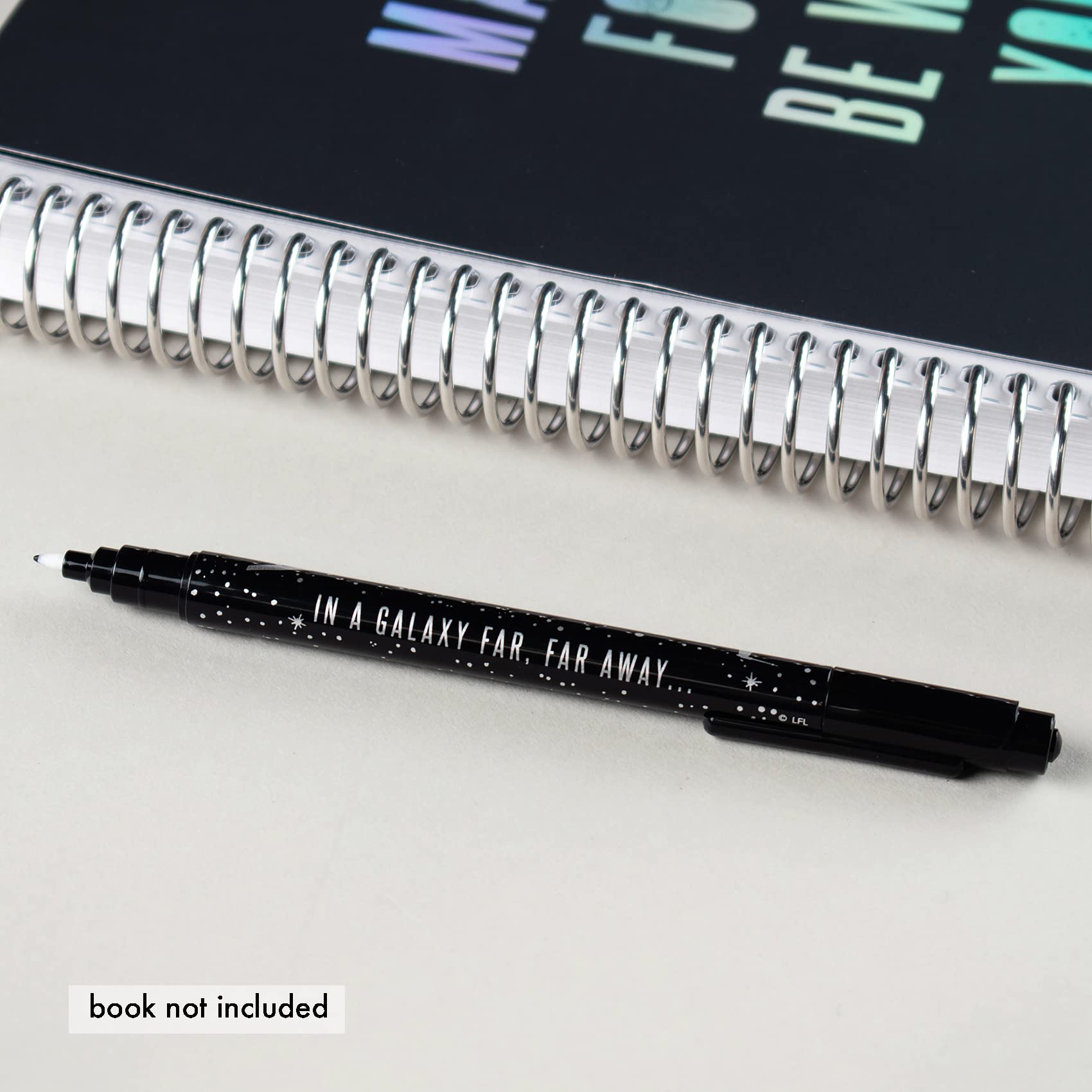 Erin Condren 3-Pack Dual-Tip Marker Set - All Black Ink. Star Wars Collection. Fine Tip and Medium Tip. Writing and Drawing Markers For Every Day Use