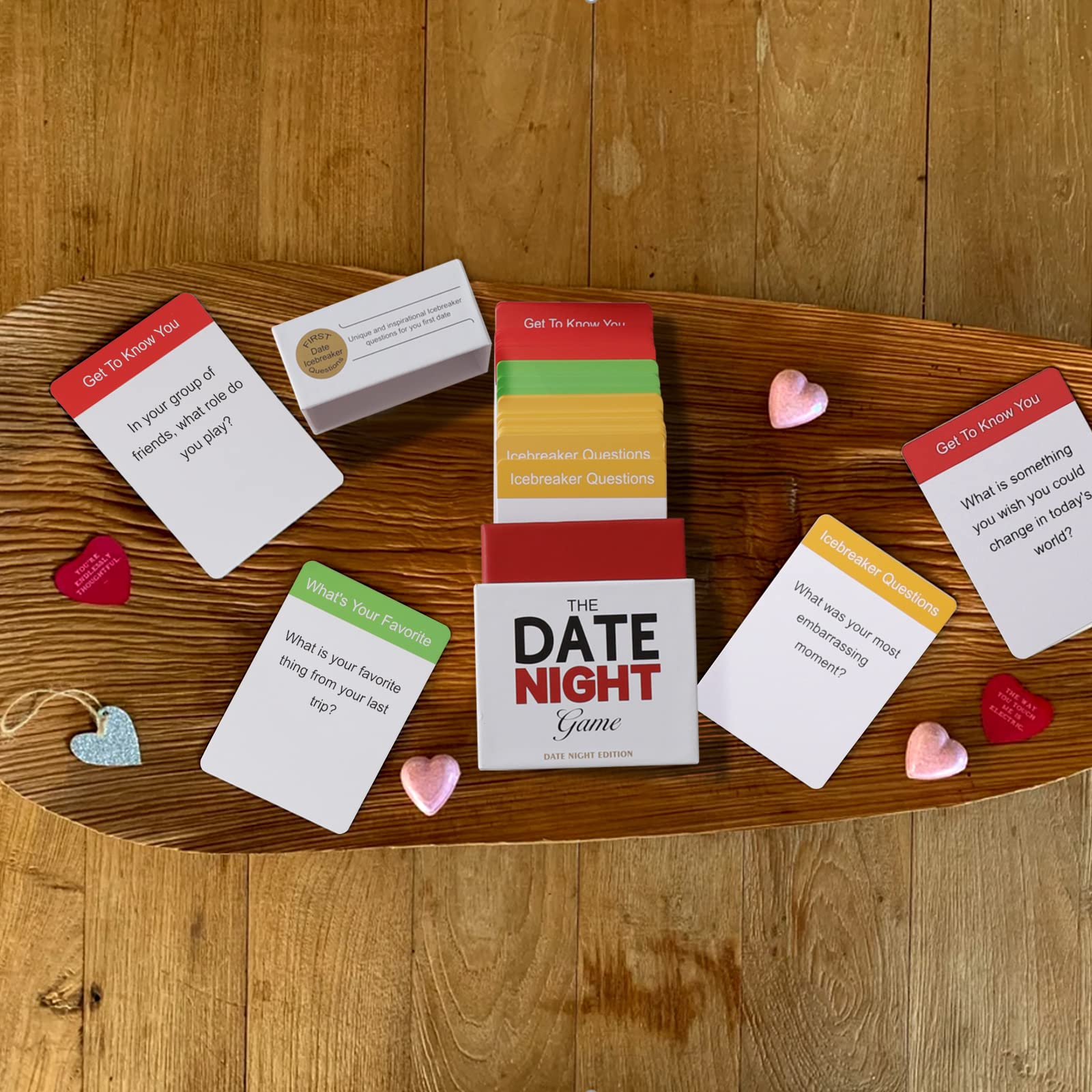 First Date Night Game, Tonight Conversation Cards Couples Edition, Date Night Ideas, Perfect for Unlocking Relationship Connection, Intimacy and Meaningful Discussion, 100 Exciting Engaging Questions