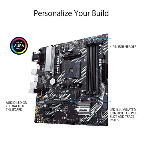 Micro Center AMD Ryzen 5 5500 6-Core, 12-Thread Unlocked Desktop Processor Bundle with ASUS Prime B450M-A II AMD AM4 (Ryzen 5000, 3rd/2nd/1st Gen Ryzen Micro ATX Motherboard