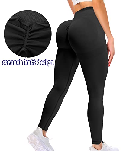 Scrunch Butt Lifting Seamless Leggings for Women Tummy Control High Waisted Vital Yoga Pants Gym Workout Legging Tights