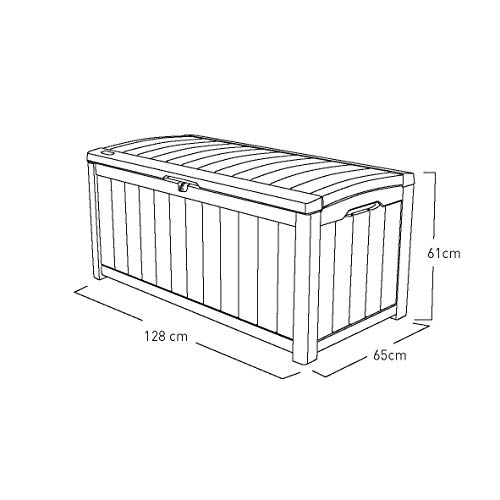 Keter 17198358 Storage Box, Brown