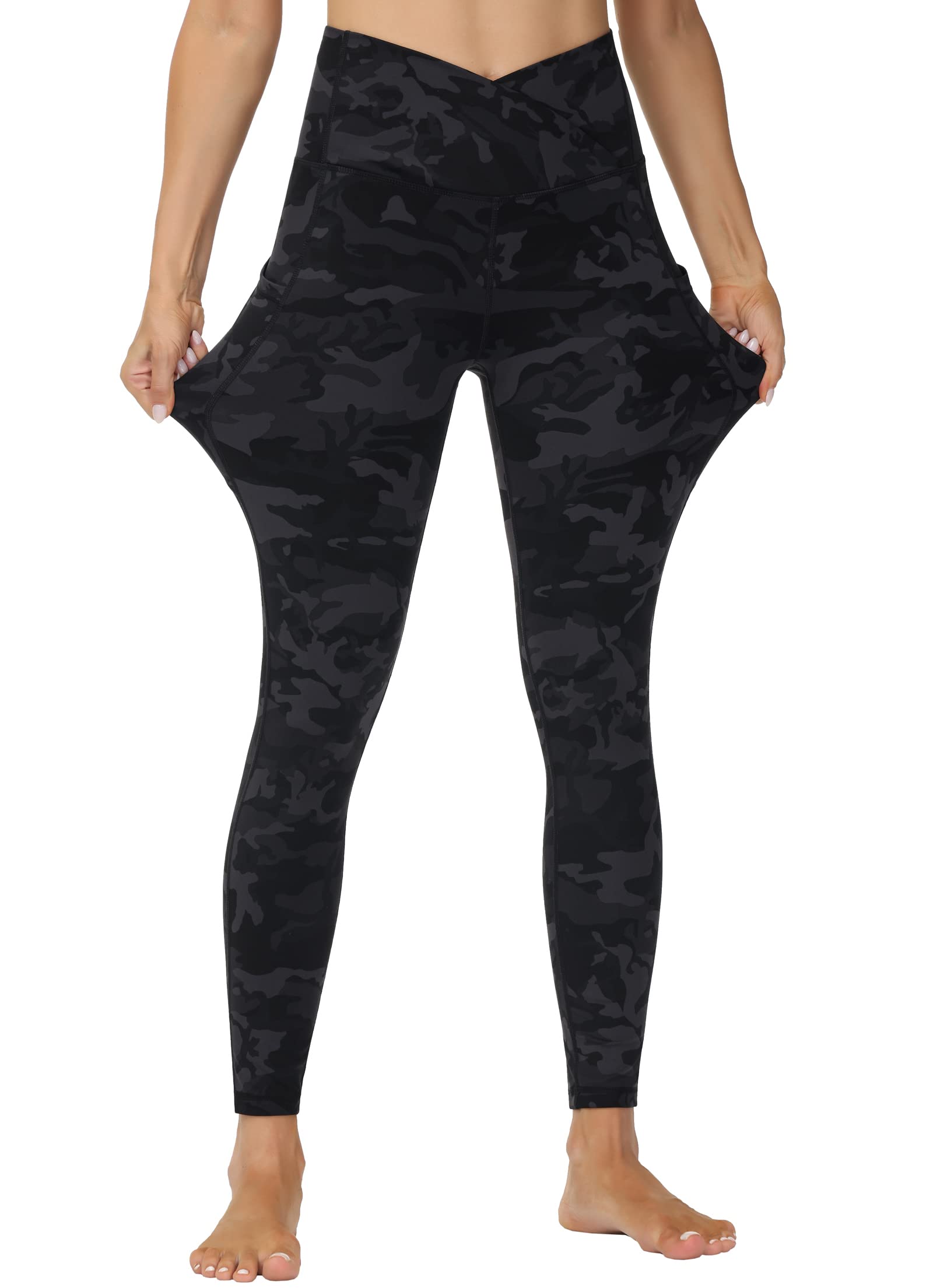 Dragon Fit High Waist Yoga Pants for Women Butt Lifting Gym Workout Running Leggings with Pockets