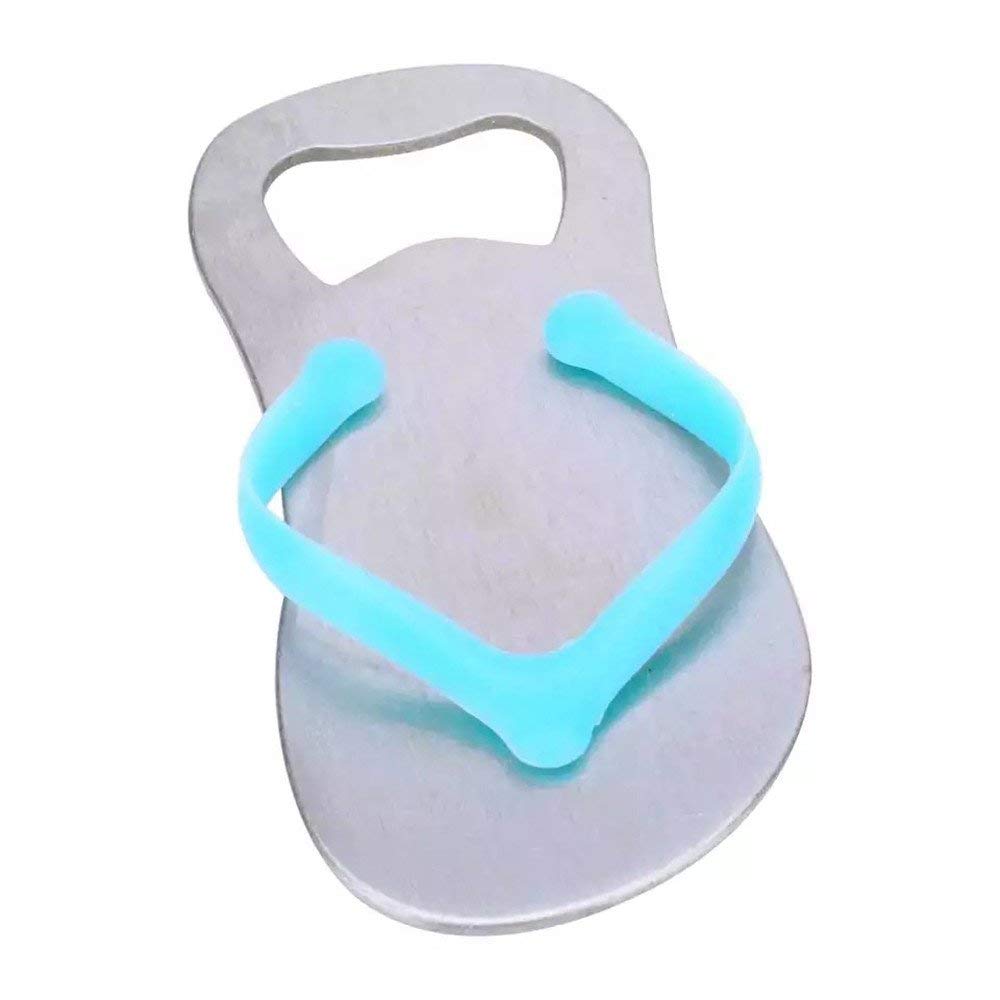 Flever Slipper Shaped Red Wine Beer Bottle Cap Opener (24, Blue)