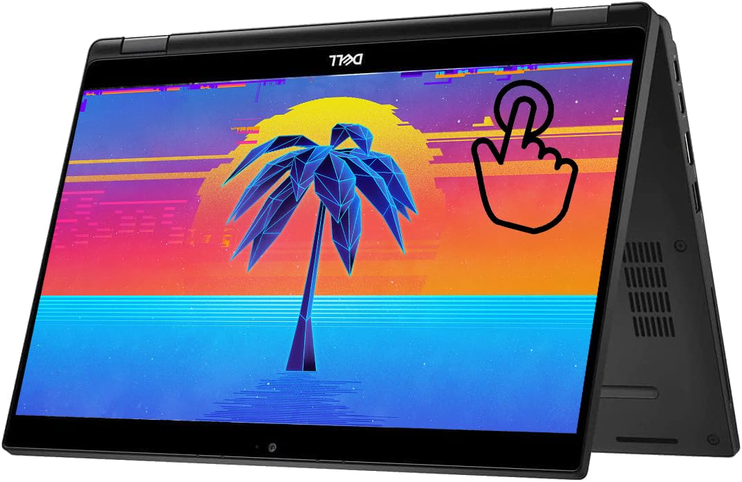 Dell Latitude 7390 2-in-1 Laptop, 13.3" FHD(1920 X 1080) Touchscreen Notebook, Intel Core i5-8350U, 16GB DDR4 RAM, 512GB SSD, CAM, Windows 10 Pro (Renewed)