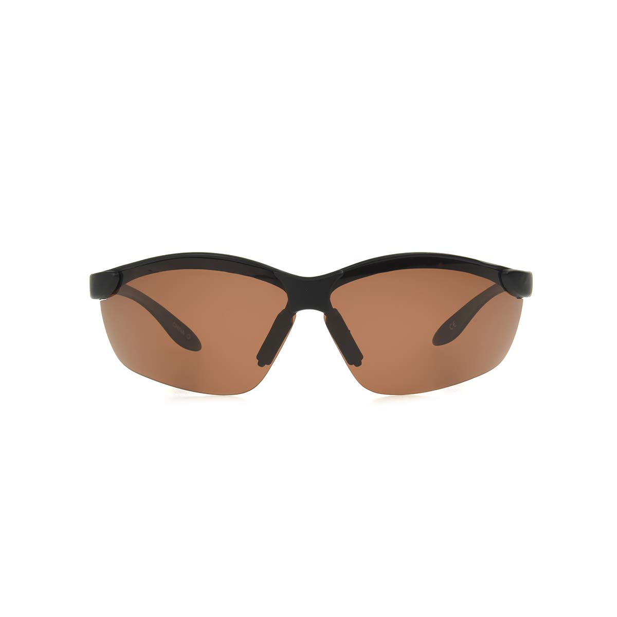 Dioptics unisex adult Solar Comfort-olympic Sport Sunglasses, Black/Amber, One Size US