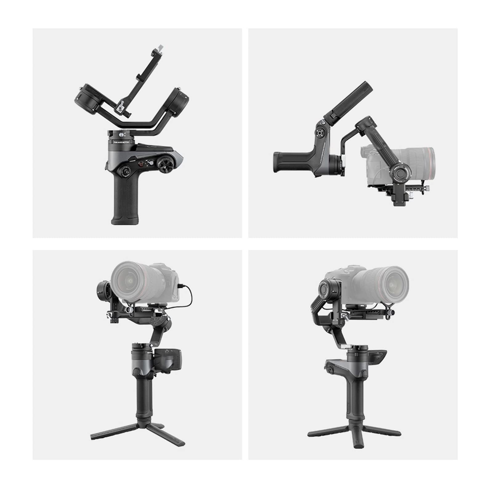 DONCK Action Camera Stabilizer Three-axis Gimbal Stabilizer for SLR Mirrorless Camera is Waterproof and Stable for Outdoor Video Recording