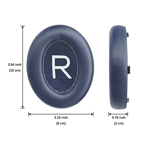 Replacement Ear-Pads Ear-Cushions for Bose 700 (NC-700) Noise Cancelling Headphones, with Soft Protein Leather, Comfort Memory Foam (Midnight Blue)