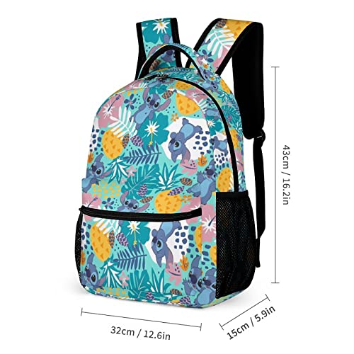 KOOLLE Cute Backpack Unisex Travel Lightweight Backpack Laptop Backpacks Casual Shoulders Bag School Bag For Men Women Boy