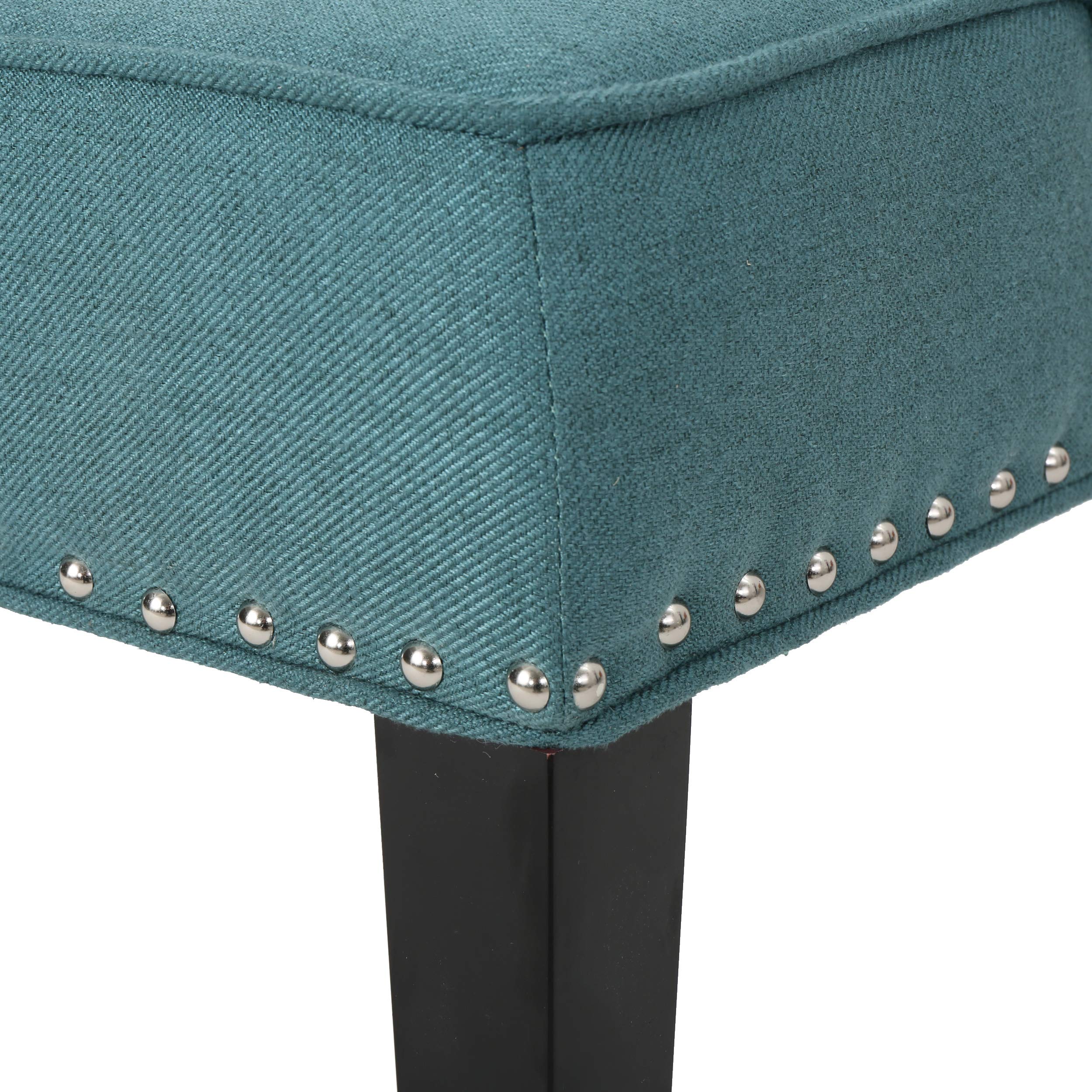 Christopher Knight Home Adelina Fabric Occaisional Chair, Dark Teal