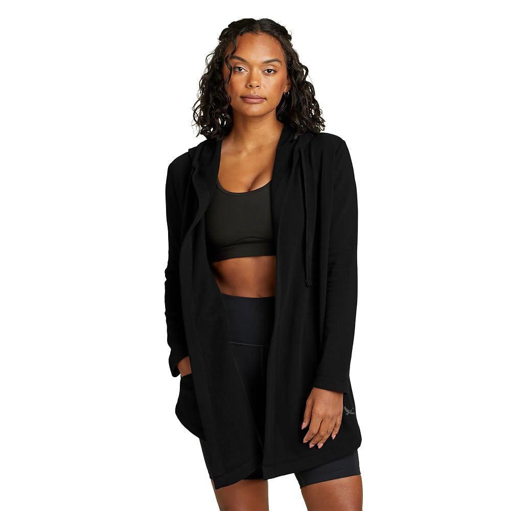 Eddie Bauer Women's Motion Cozy Camp Open Wrap, Ecru, Small
