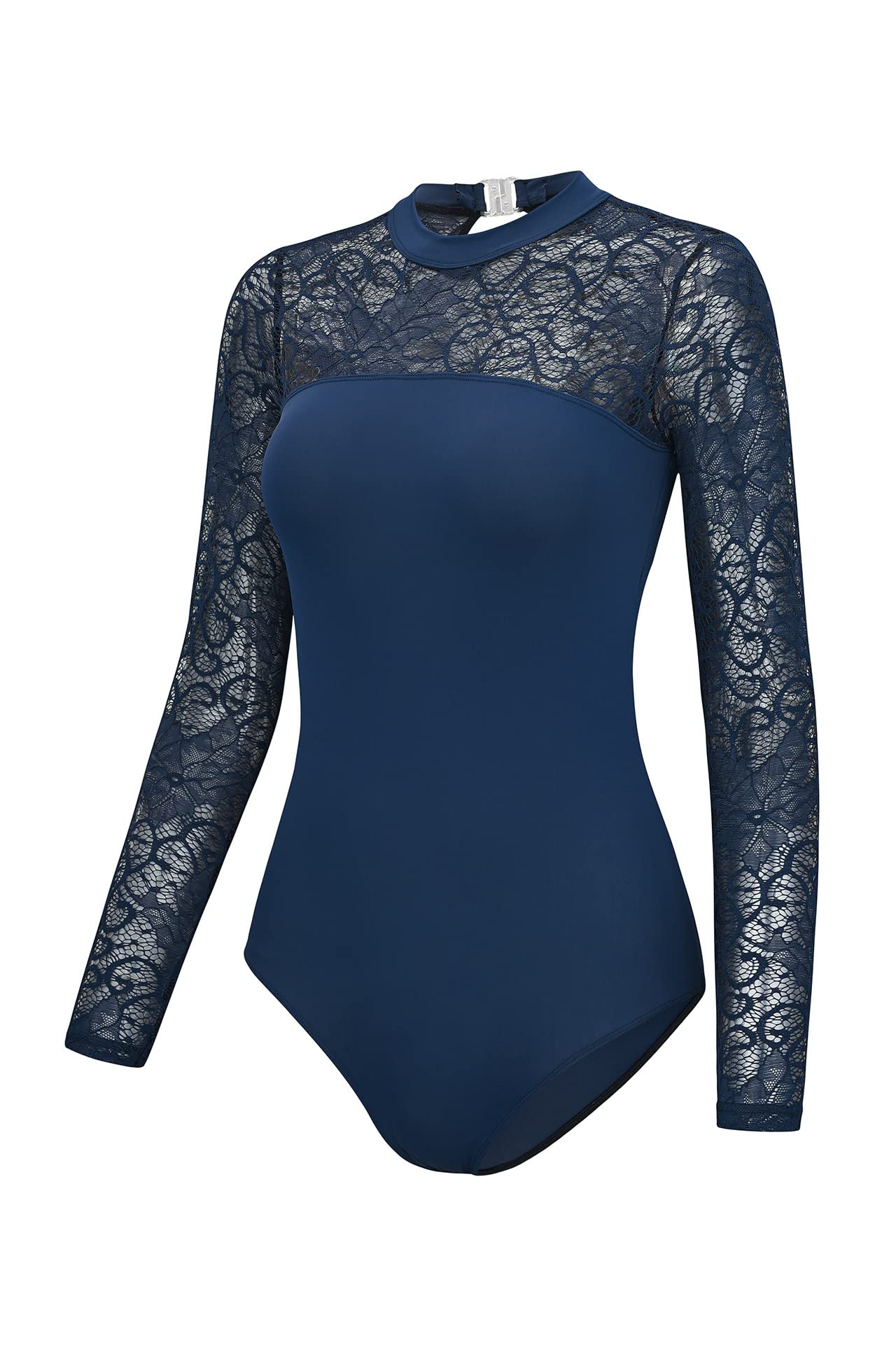 Dance Elite - Nova - Dance Leotard For Women. Leotards for Women Ballet and Dance (Navy, Adult M)