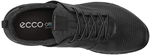 ECCO Men's Biom Cool Pro Gore-TEX Golf Shoe, Black Yak Leather, 13-13.5