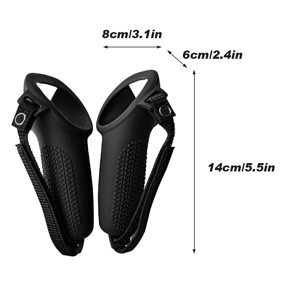 EKDJKK Touch Controller Grip Cover VR Handle Cover Replacement Part Anti-Throw Handle Protective Sleeve Enhanced Gaming Experience Portable Glasses Accessories