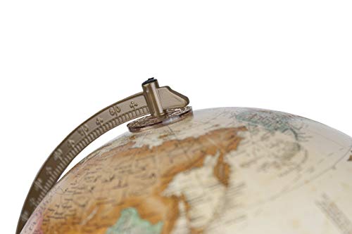 Replogle Globes Franklin World Globe, Antique Ocean, 12-Inch Diameter,Over 4,000 Place Names