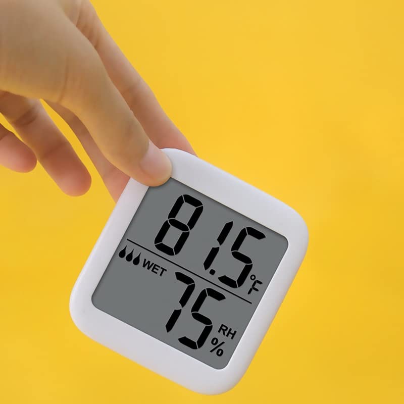 LNYHLXS Hygrograph Indoor Household Electronic Thermometer Wet and Dry Digital Display Wall Mounted Room Temperature Table