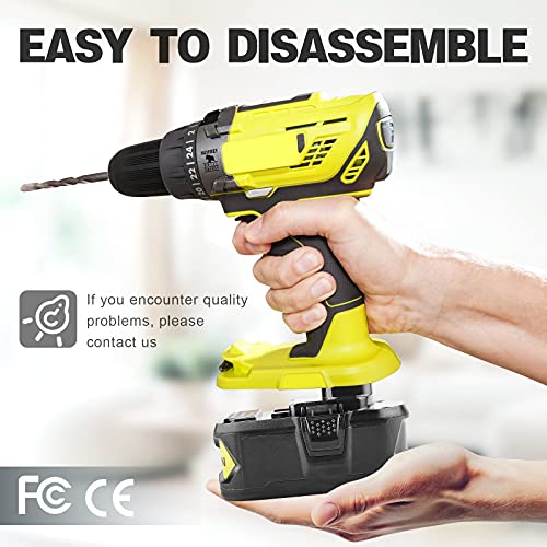 TREE.NB 18V 6.0AH Li-ion Battery Replacement for RYOBI One+ RB18L25 RB18L50 P108 P107 P104 P780 (2 Pack)