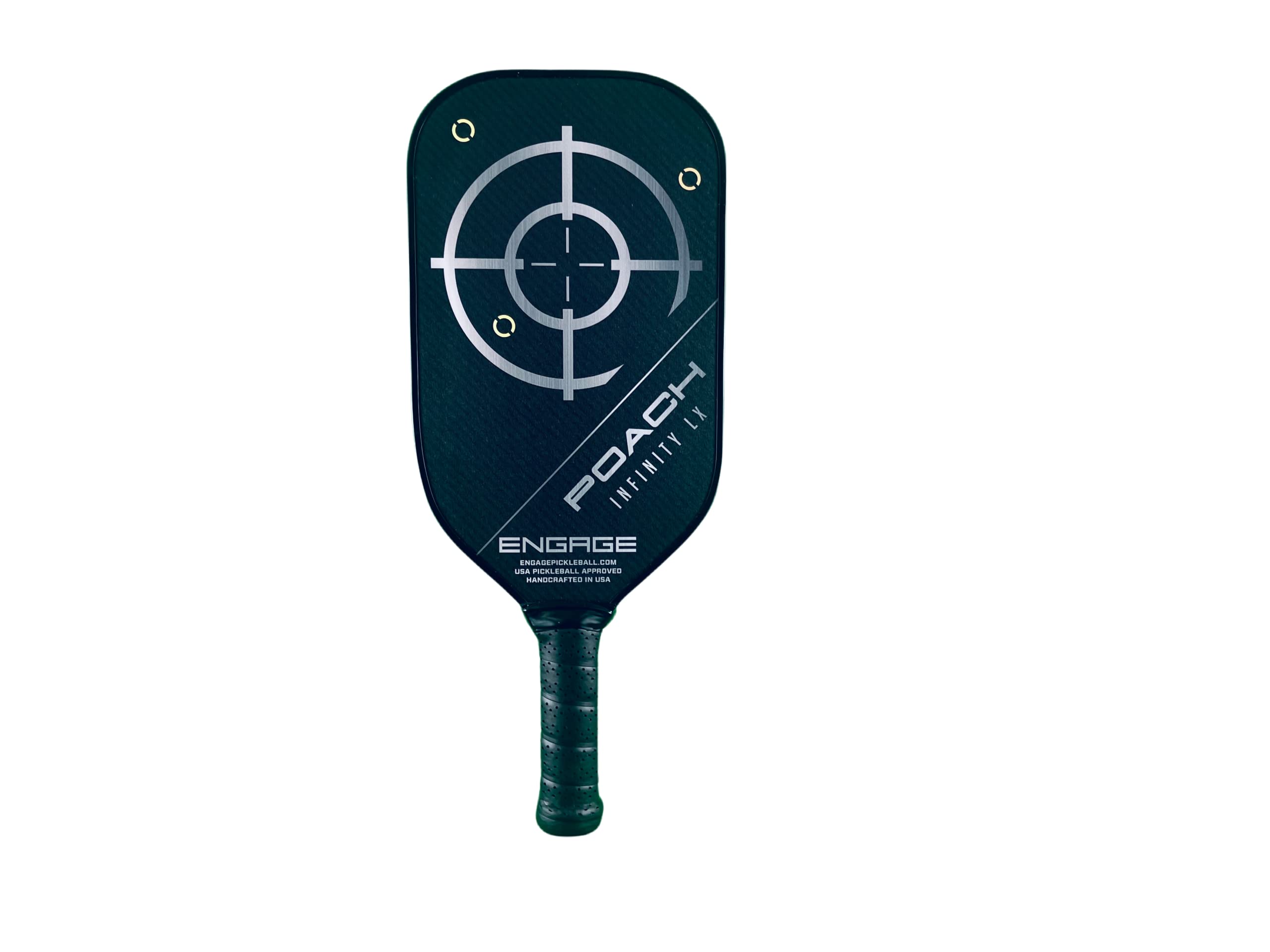 Engage Pickleball Poach Infinity LX Pickleball Paddle - Pickleball Paddles with Black Polymer Core - USAPA Approved Pickleball Paddles - Pickleball Rackets for Adults - Lite (Blue)