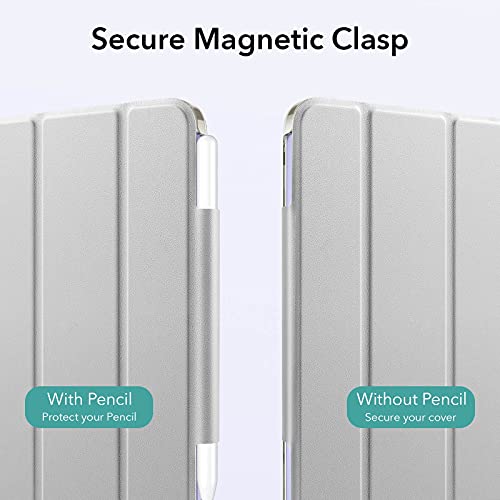 ESR for iPad Mini 6 Case, iPad Mini 6th Generation Case(8.3 inch, 2021), Trifold Smart Case with Magnetic Clasp, Auto Sleep and Wake, Slim and Lightweight, Pencil 2 Wireless Charging, Gray