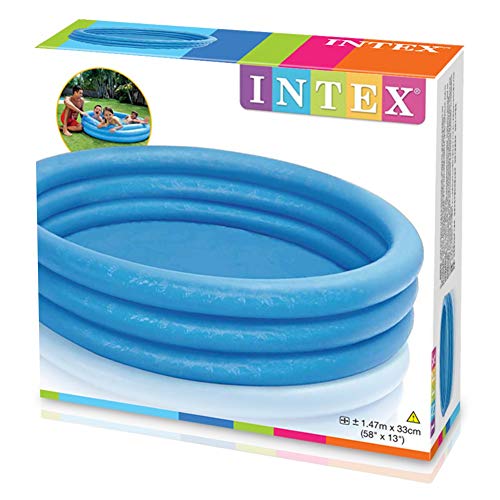 INTEX Crystal Blue Kids Outdoor Inflatable 58" Swimming Pool | 58426EP