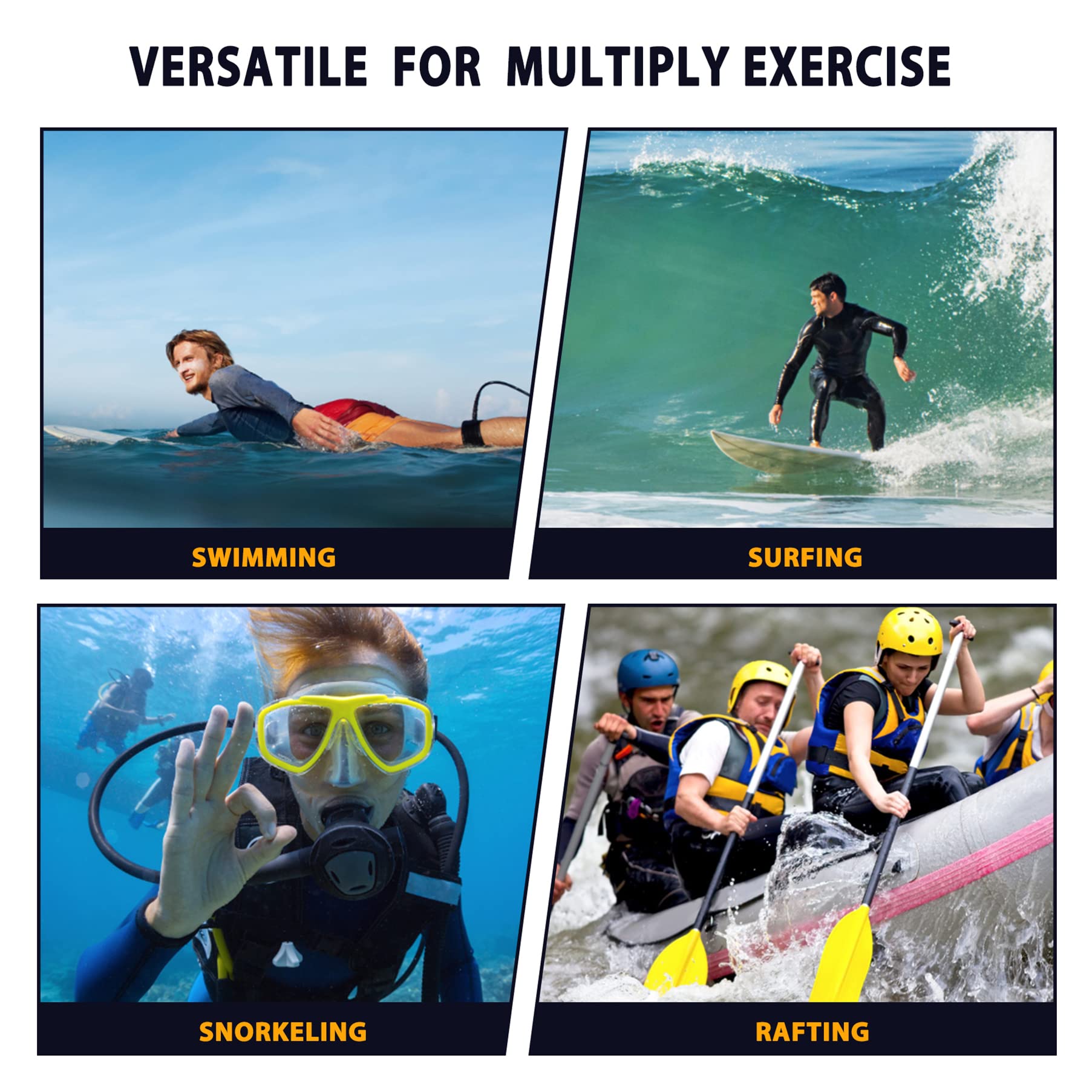 CtriLady Men's Best Neoprene Wetsuit Jacket Front Zipper Long Sleeves Workout Tank Top for Swimming Snorkeling Surfing (Black, XL)