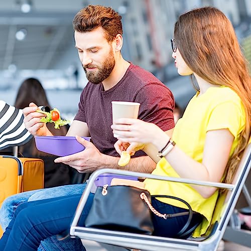 MKAVOE Bento Box Adult Lunch Box, 3-in-One Stackable Bento Lunch Box for Kids/Adults, 8 Compartments & Utensil Set Lunch Box Kids, Leak-Proof Bento Boxes for Work, Picnic, School