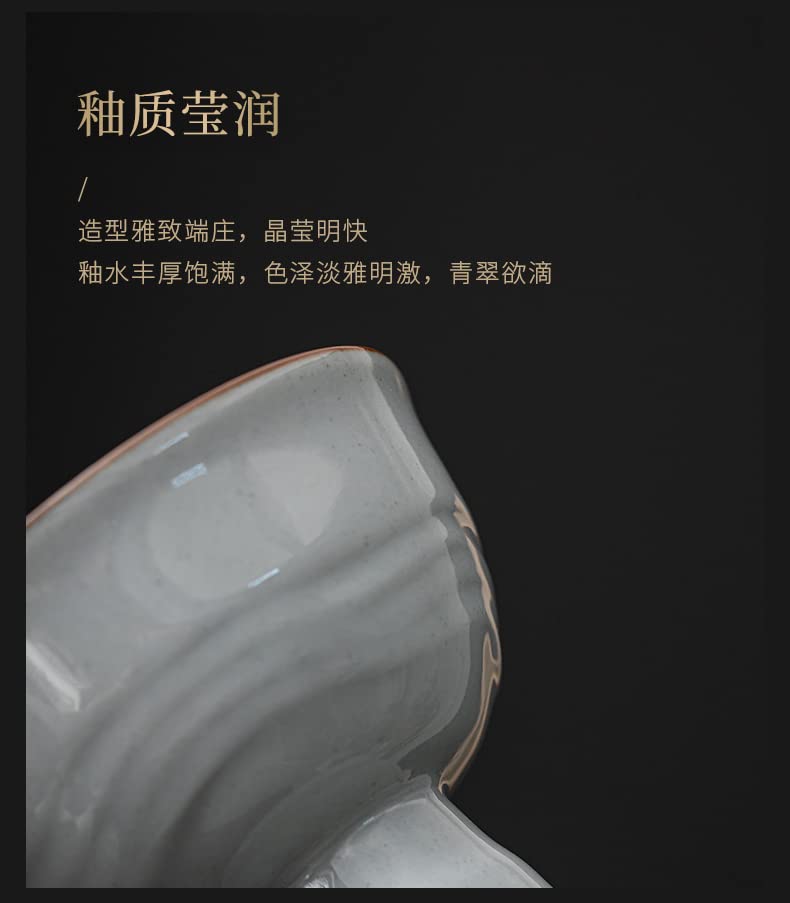EYLINK Tea cup Chinese tea cup pretty tea cupp china cup Tea cup teacup sets for women (Princess Cup/Lotus pond)