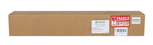 HQUA-OWS-6Q Quartz Sleeve for 6GPM Water Purifier Sterilizer, 2 Pack