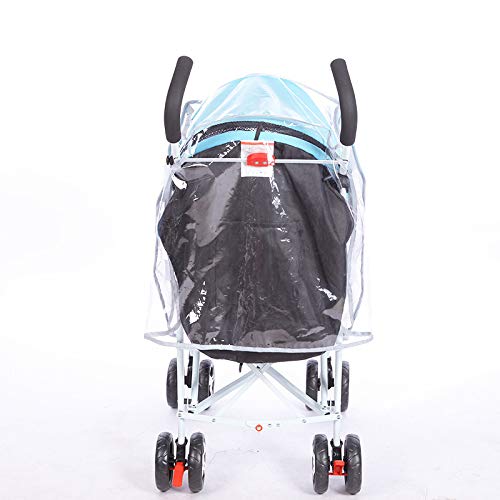 DecentGadget Baby Universal Stroller Rain Cover Travel Weather Shield Protection from Rain Wind Snow Dust Insects
