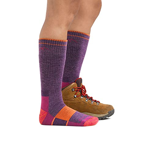 Darn Tough Vermont Merino Wool Boot Socks Full Cushion Moss Heather LG (US 10-11.5)