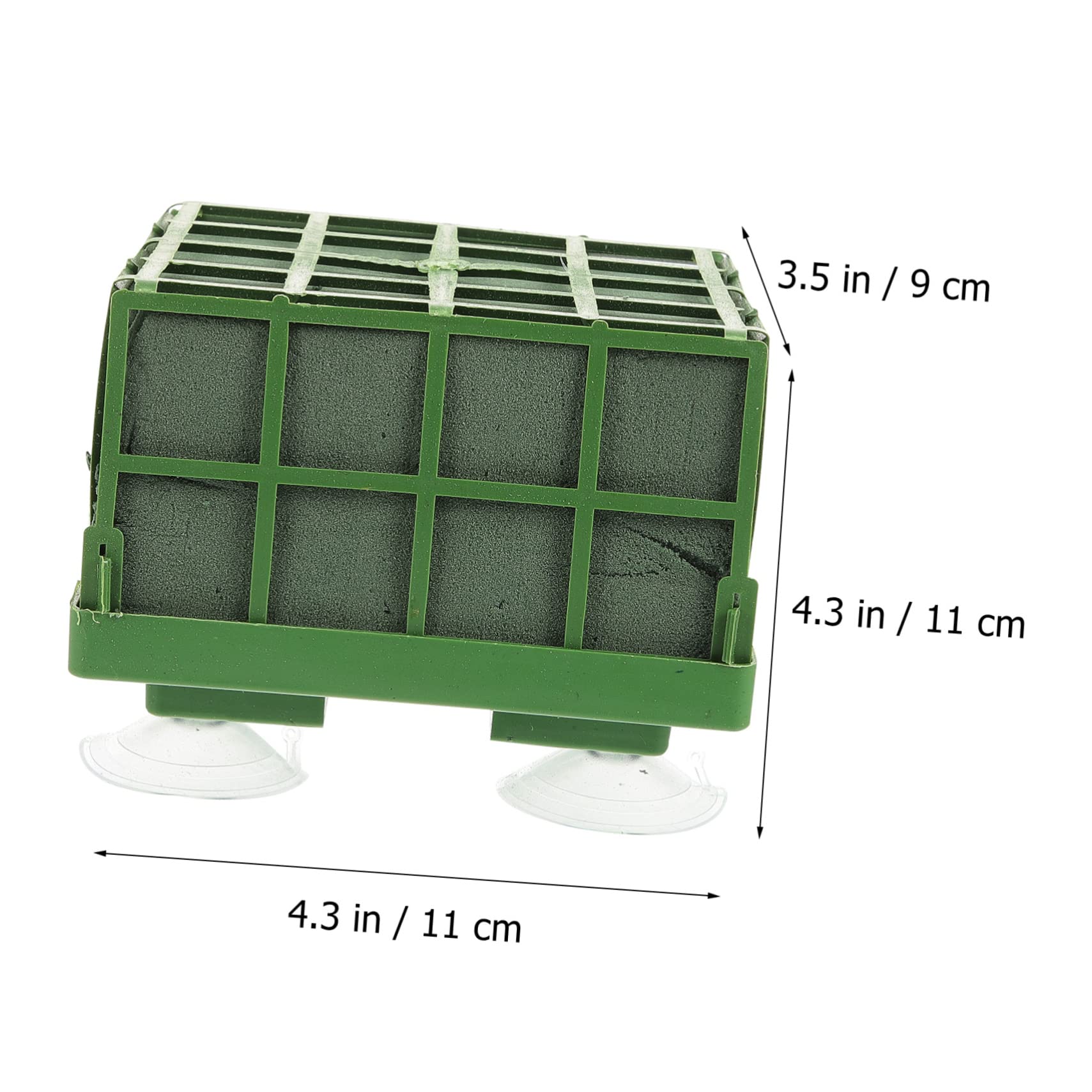 DECHOUS 10 Pcs Flower Sucker Wedding Aisle Flowers Flower Arranging Foam Blocks Flower Cage Holders DIY Flower Arrangement Kit Floral Cage for Artificial Flower Large Wreath Plastic
