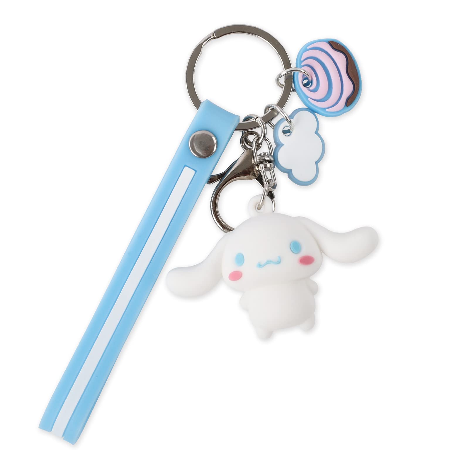 Cute Keychain for Girls - Kawaii Anime Keychain, Ladies Purse Handbag Decorative Bag Accessories (Dog)