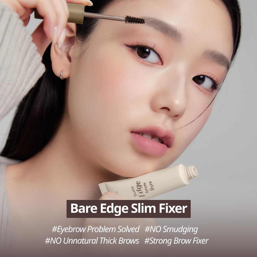 ETUDE Bare Edge Brow Fixer | A brow fixer that creates a natural look and keeps your eyebrows in place | Brow Mascara | Zero Clump & No Bushy Brows