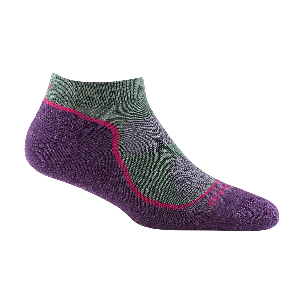 Darn Tough Women's Light Hiker No Show Lightweight Hiking Sock (Style 1986) - Moss, M