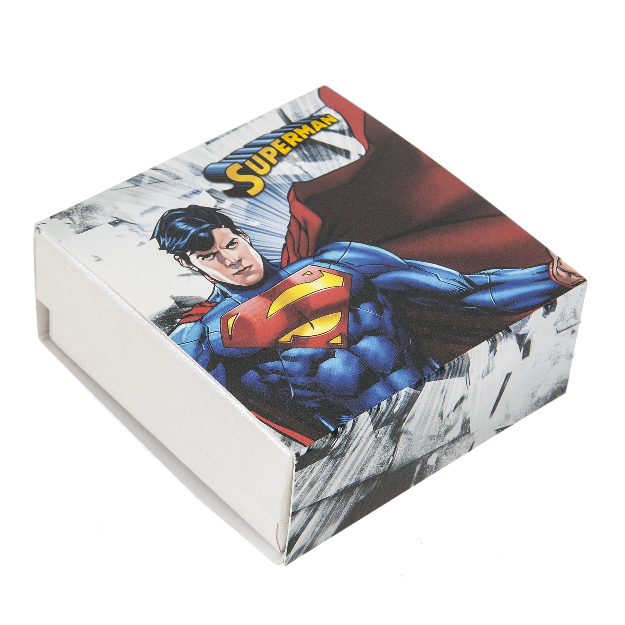 DC Comics Stainless Steel Pink Superman Bead Charm Bracelet