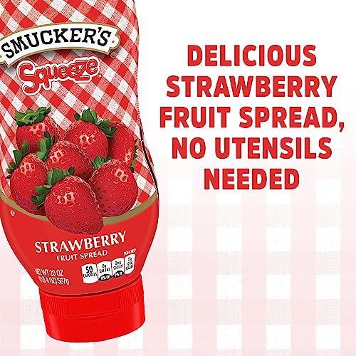 Smucker's Squeeze Strawberry Fruit Spread, 19.17 Fl Oz