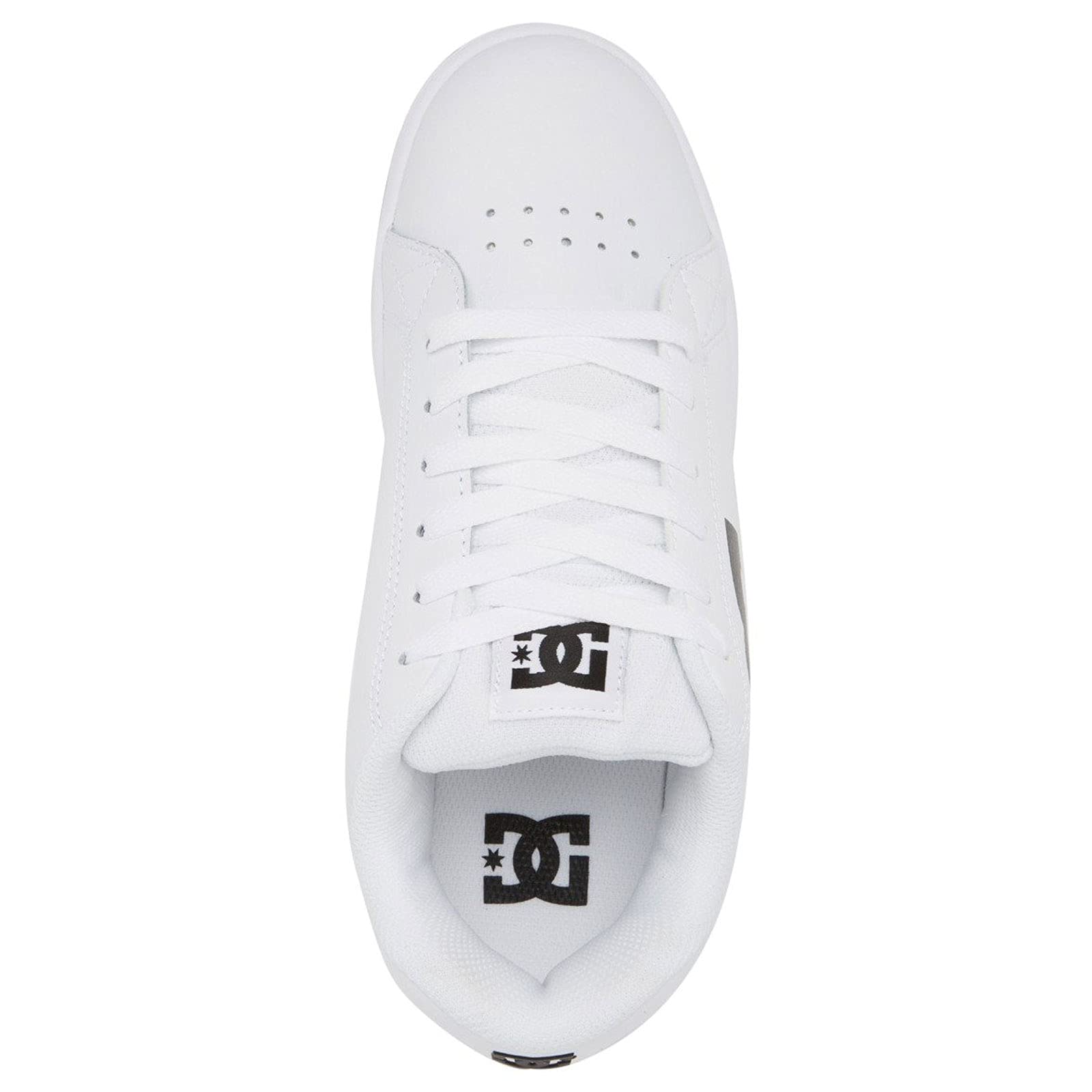 DC Gaveler Casual Low Top Skate Shoes Sneakers White/Black 10.5 D (M)