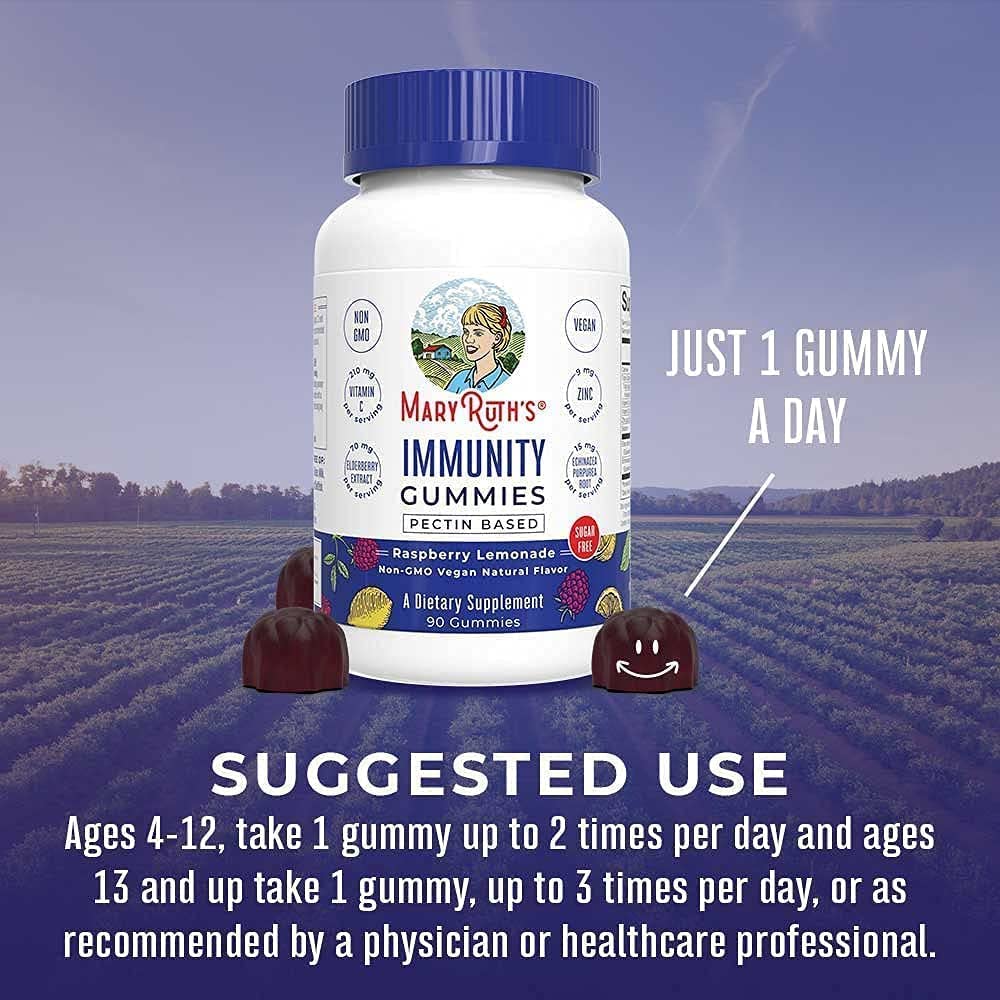 Elderberry Gummies for Immune Support (Sugar Free) & Kids Multivitamin Bundle | Powerful Blend of Zinc, Elderberry, Vitamin C, Vitamin D, and Echinacea for Kids & Adults | Immune Support for Kids